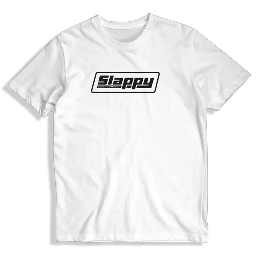 Slappy Trucks OG Logo White T Shirt — Skatepark of Tampa
