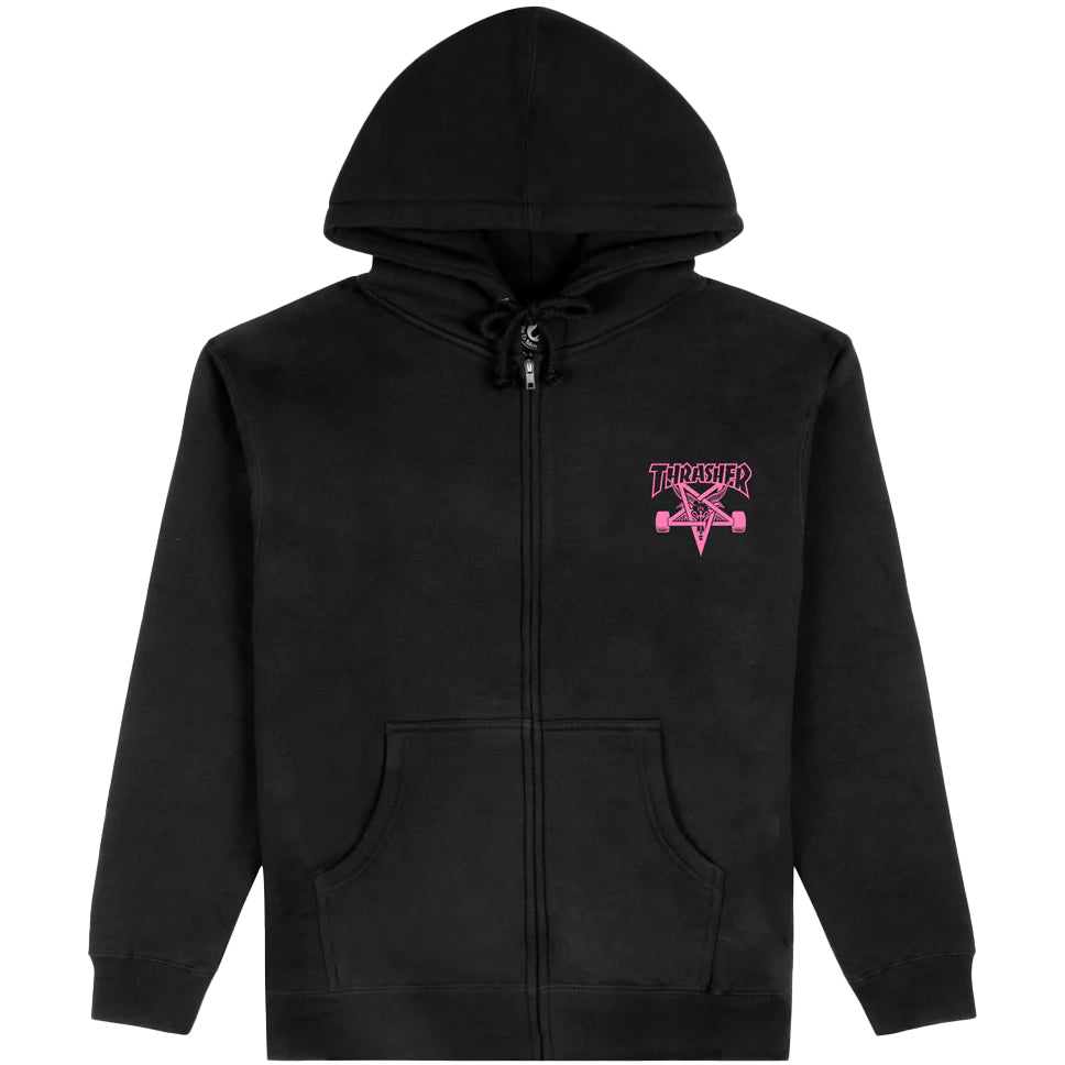 Thrasher Magazine Little Skategoat Zip-Up Hooded Sweatshirt — Skatepark ...