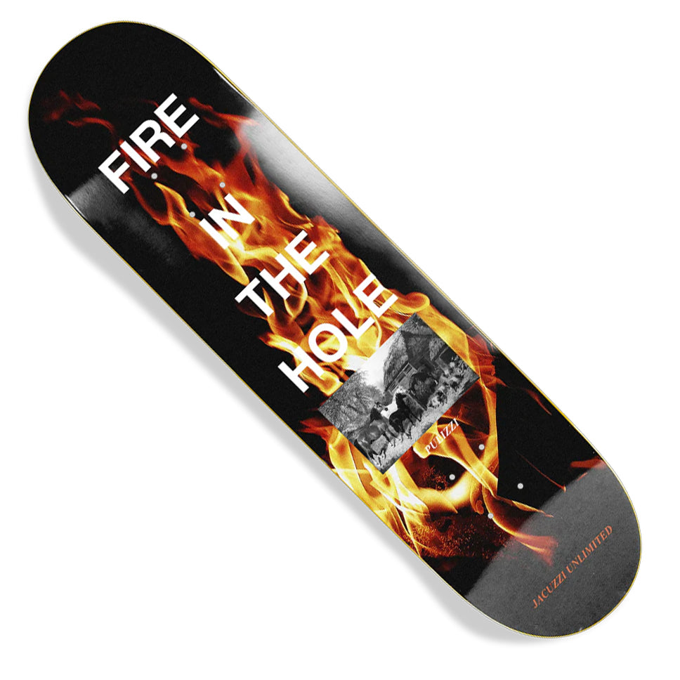 Jacuzzi Unlimited Michael Pulizzi FIre In The Hole EX7 Deck — Skatepark ...