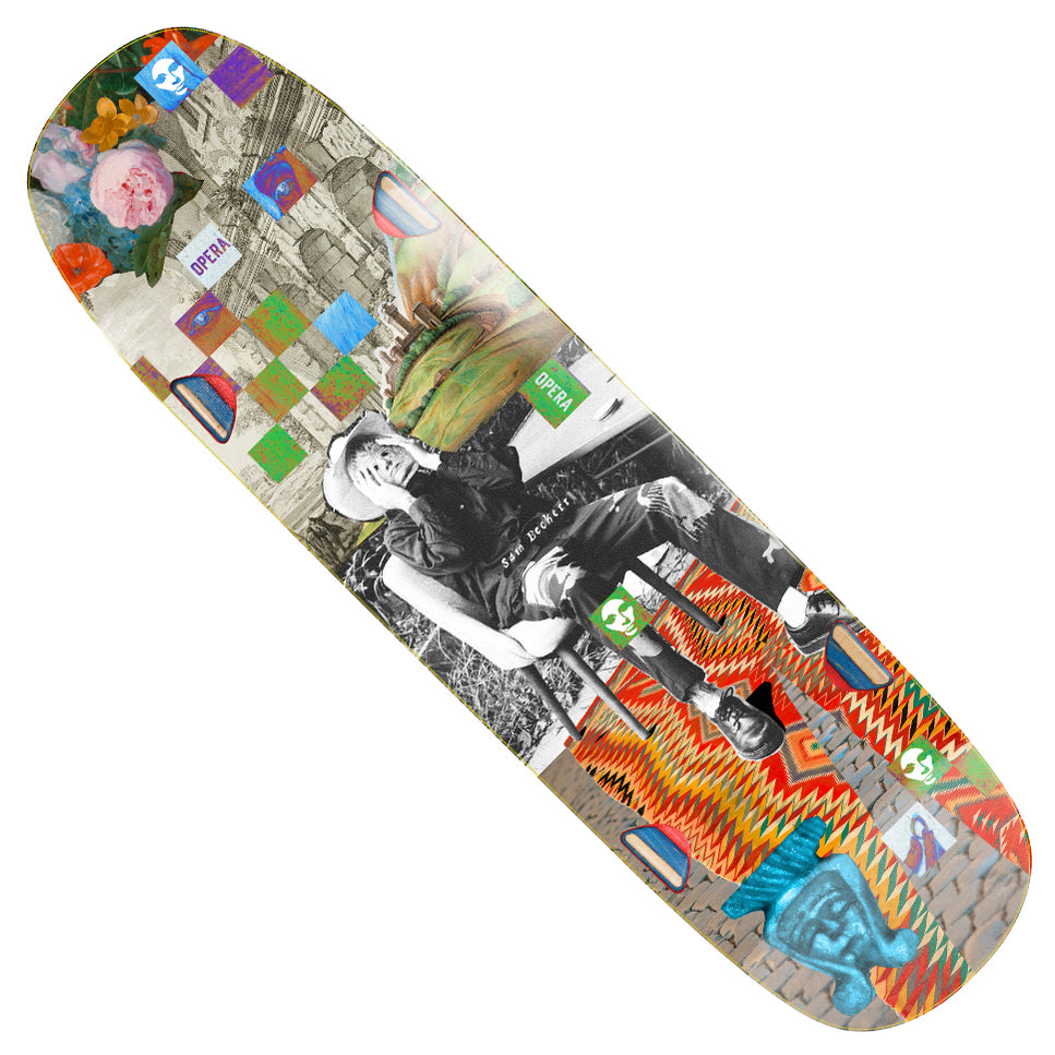 Opera Sam Beckett Collage EX7 Shaped Wheel Wells Deck — Skatepark of Tampa