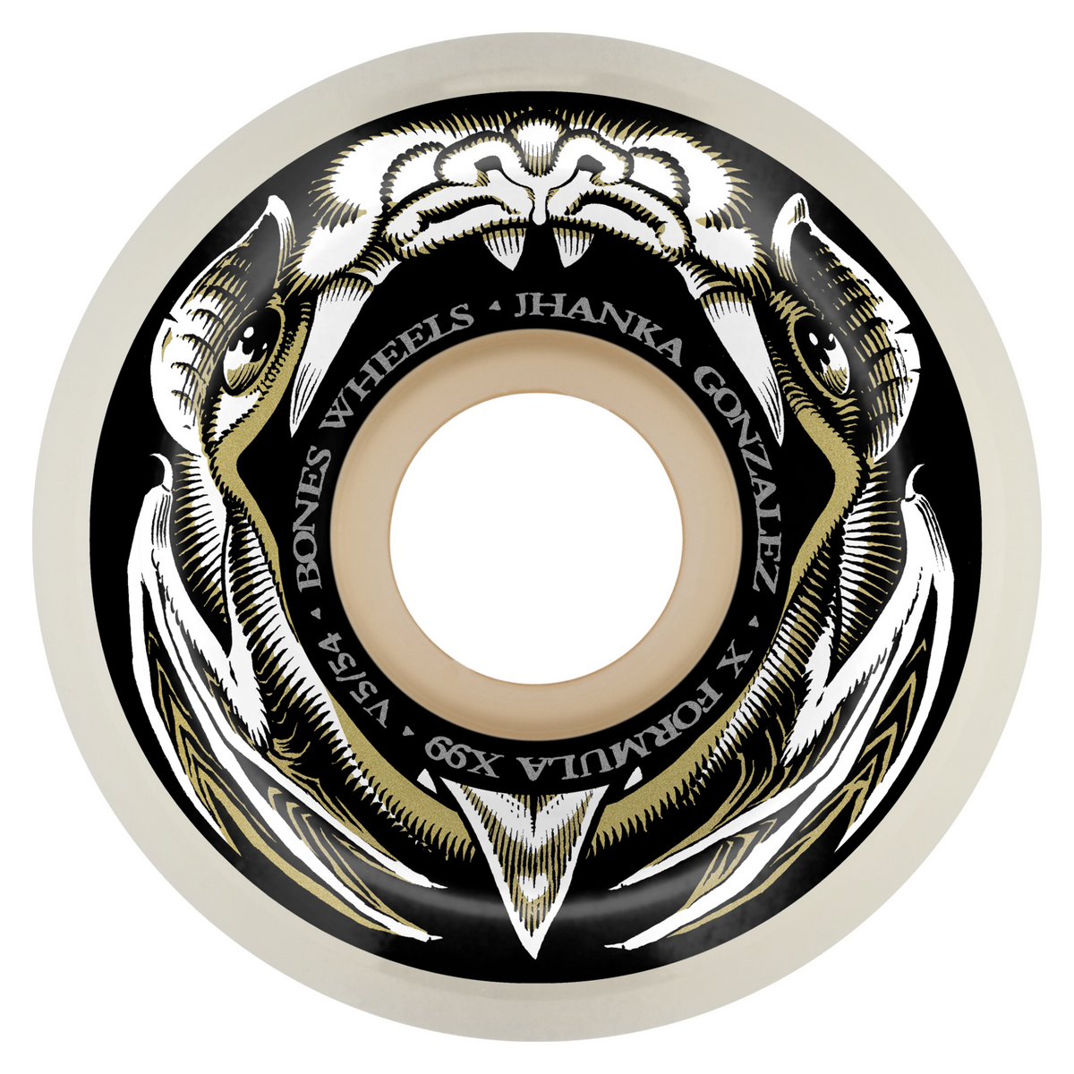 Bones Wheels Jhanka Night Flight V5 Sidecut X-Formula 99a Wheels ...